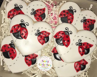 Ladybug cookies | Etsy