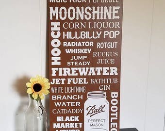 Moonshine sign | Etsy