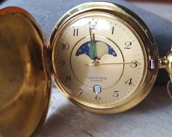 Moon phase watch | Etsy