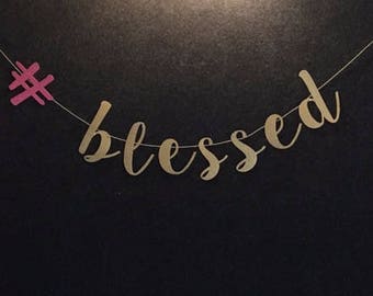 Blessed banner | Etsy