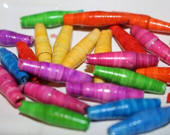 Paper beads handmade | Etsy