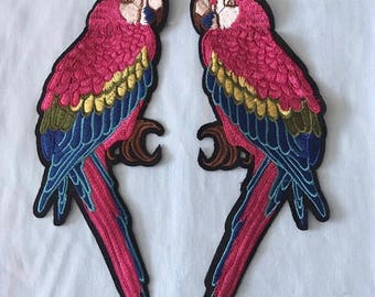 Parrot embroidery | Etsy