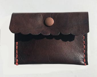 Leather coin pouch | Etsy