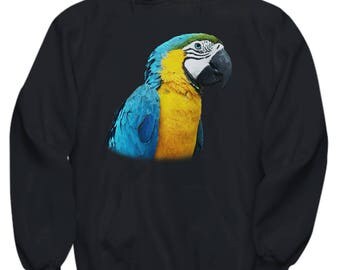 Parrot hoodie | Etsy