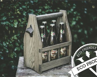 Wooden beer box | Etsy