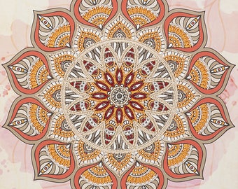 Flower mandala | Etsy