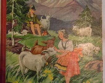 Vintage heidi book | Etsy