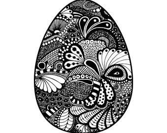 Zentangle svg | Etsy