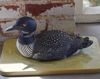 Loon sculpture | Etsy