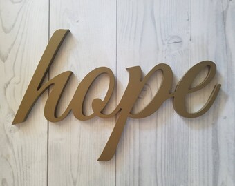 Hope sign | Etsy