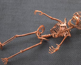 Skeleton sculpture | Etsy