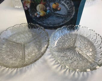 Lead crystal plates | Etsy