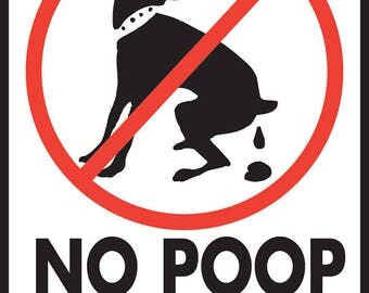 Dog poop flag | Etsy