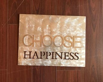 Choose happiness | Etsy