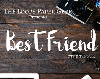 Friends font | Etsy