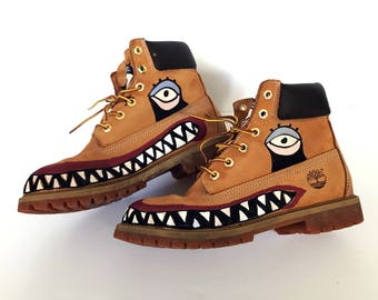 Custom timberlands | Etsy