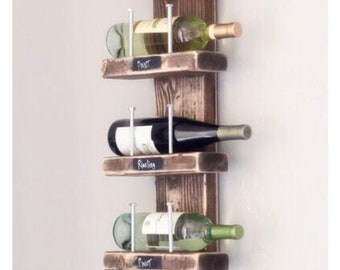 Wooden wine rack | Etsy