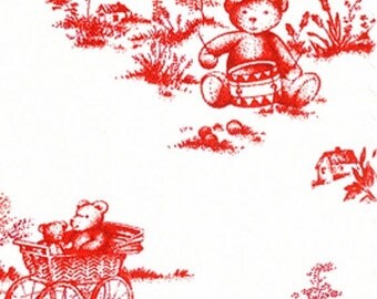 Red and white toile | Etsy