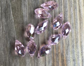 Crystal teardrop | Etsy