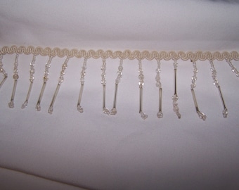 Beaded fringe | Etsy