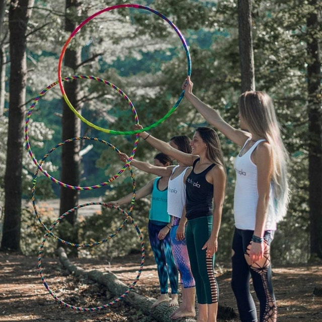 Handmade Travel Hula Hoops by HipnoticHoopla on Etsy