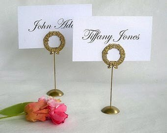 Gold Glitter Place Card Holders Wedding Table Card Holders