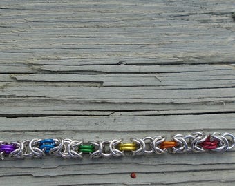 Rainbow bracelet | Etsy