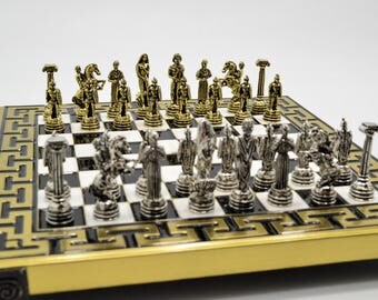 Greek chess set | Etsy