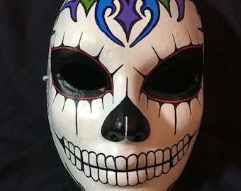 Sugar skull mask | Etsy