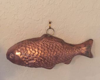 Copper fish mold | Etsy
