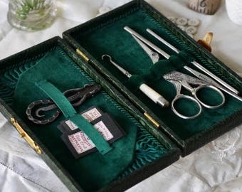Antique sewing kit | Etsy