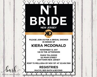 Chanel invitations | Etsy