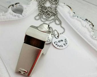 Personalized Whistle Engraved Coaches Gift