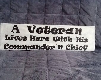 Veteran signs | Etsy