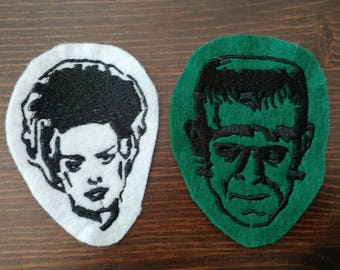 Frankenstein patch | Etsy
