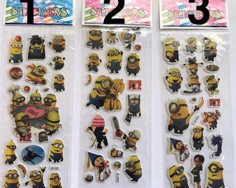 Minion stickers | Etsy