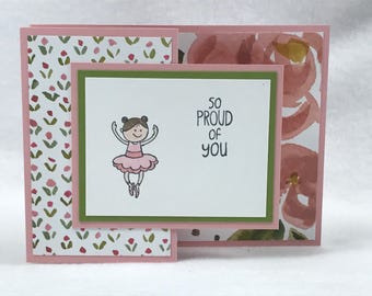 Dance recital card | Etsy