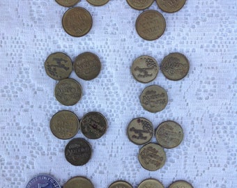 Arcade tokens | Etsy