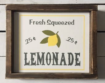Lemonade sign | Etsy