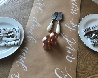 Paper table runner | Etsy