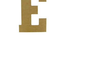 Wooden letter e | Etsy
