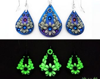 Polymer clay jewelry | Etsy