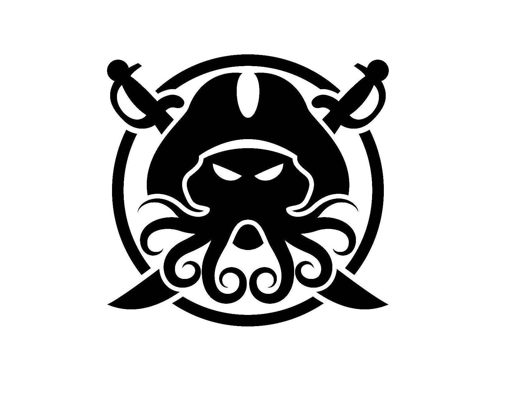 Pirate Davy Jones Logo Design Vinyl Decal Sticker Many Vinyl