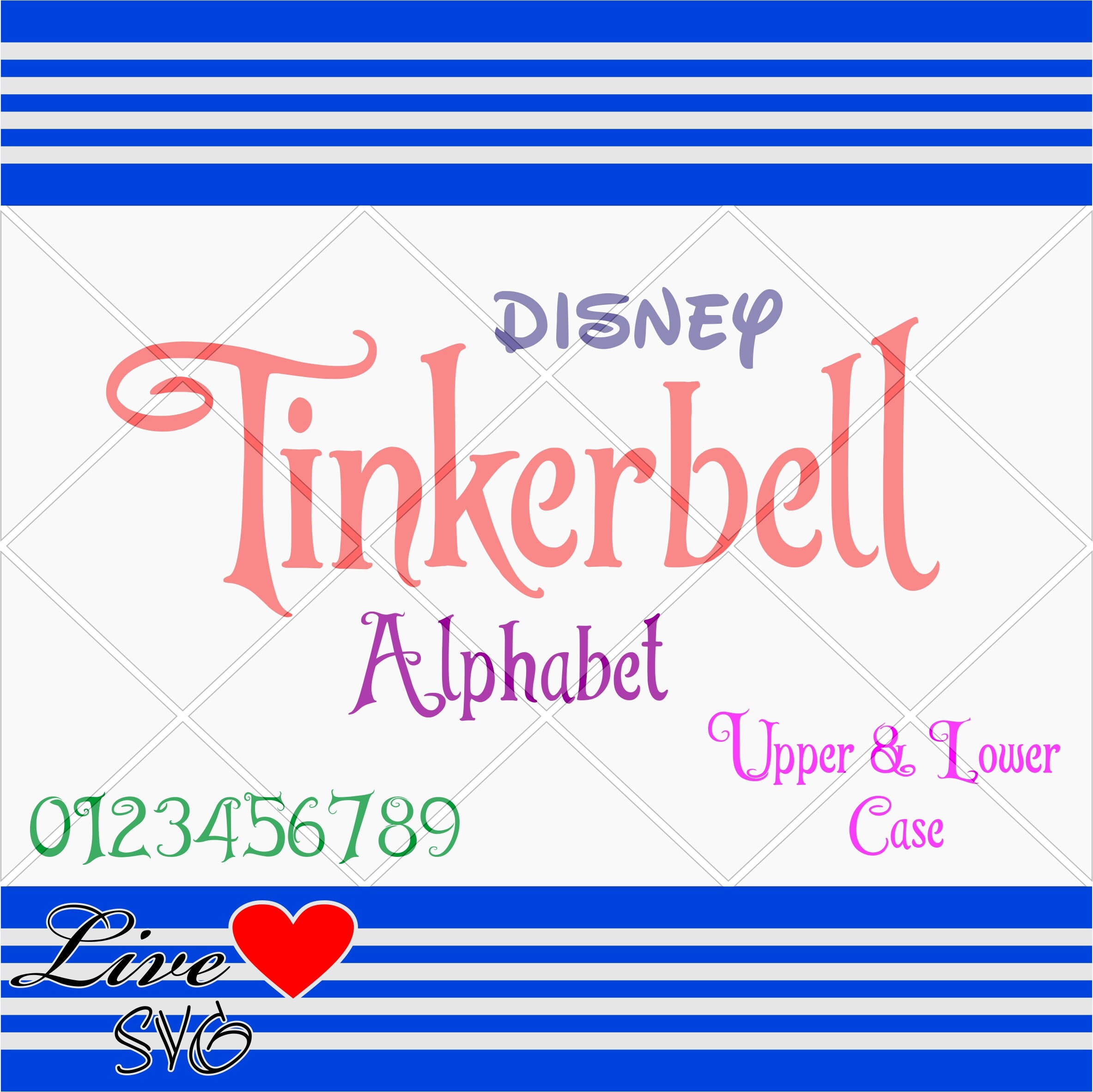 Tinkerbell font svg files for cricut