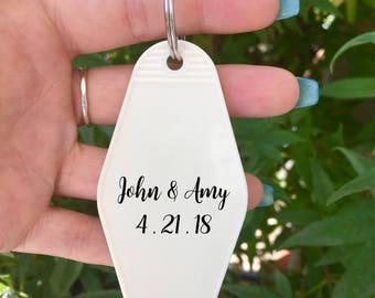 Hotel key tag | Etsy