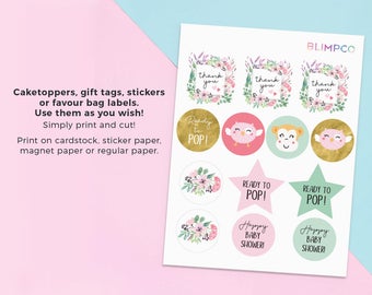 Cake pop labels | Etsy