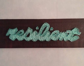 String art word | Etsy
