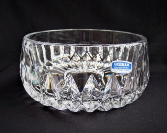 Gorham crystal bowl | Etsy