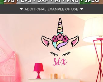 6th birthday svg | Etsy