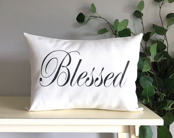 Blessed pillow | Etsy